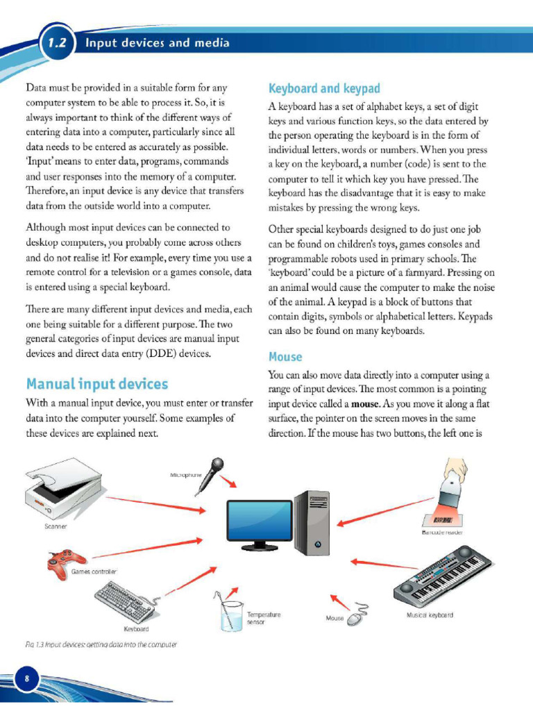 1.2 Input Devices and Media | PDF