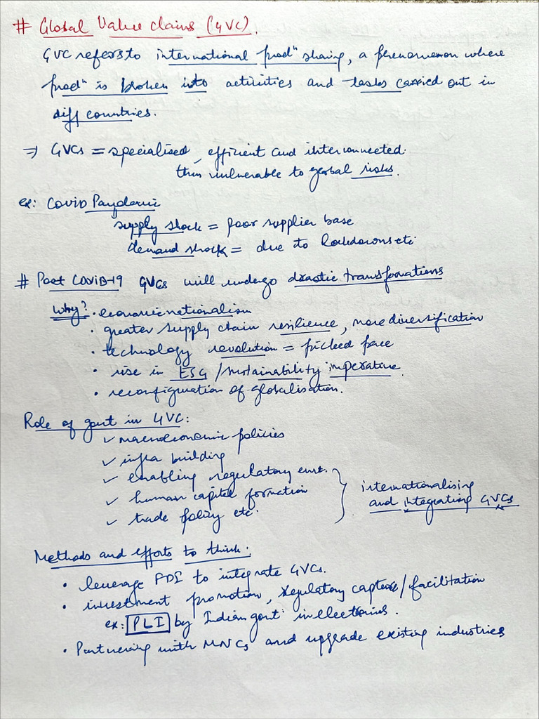 (Ecomy) Global Value Chains | PDF