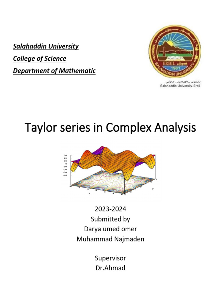 darya umed | PDF | Complex Number | Complex Analysis