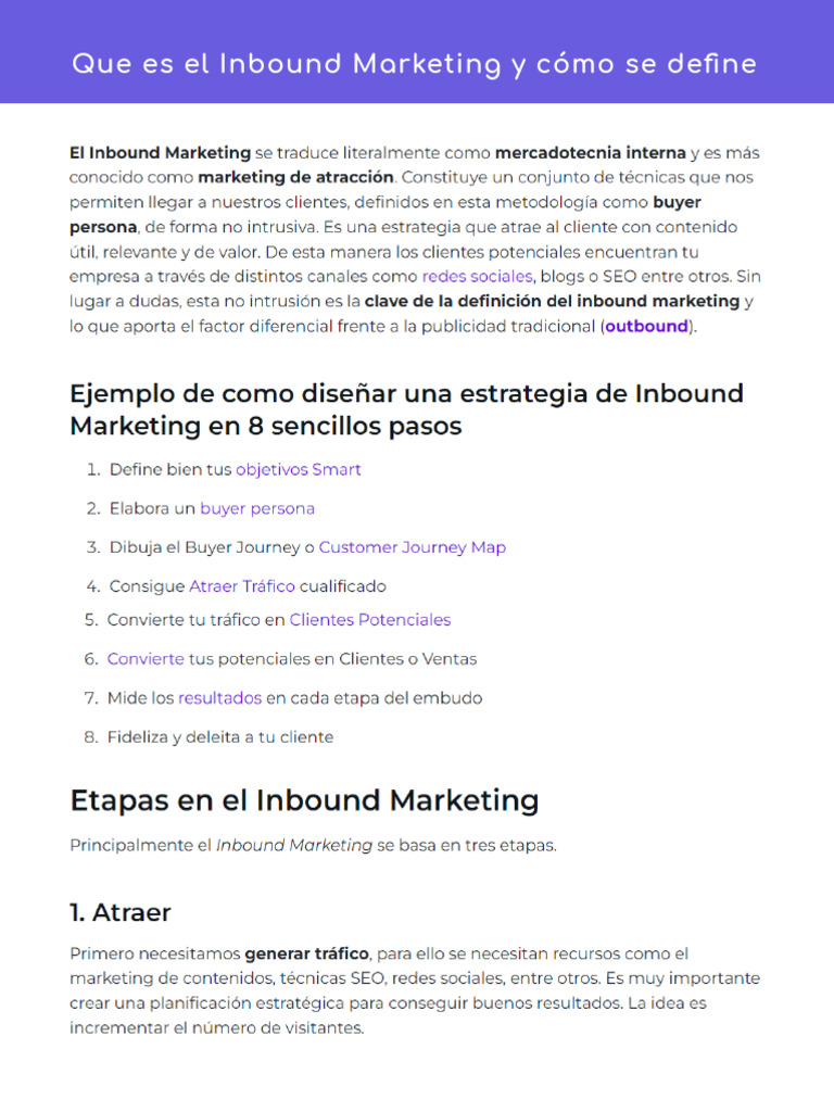 Inbound Marketing | PDF