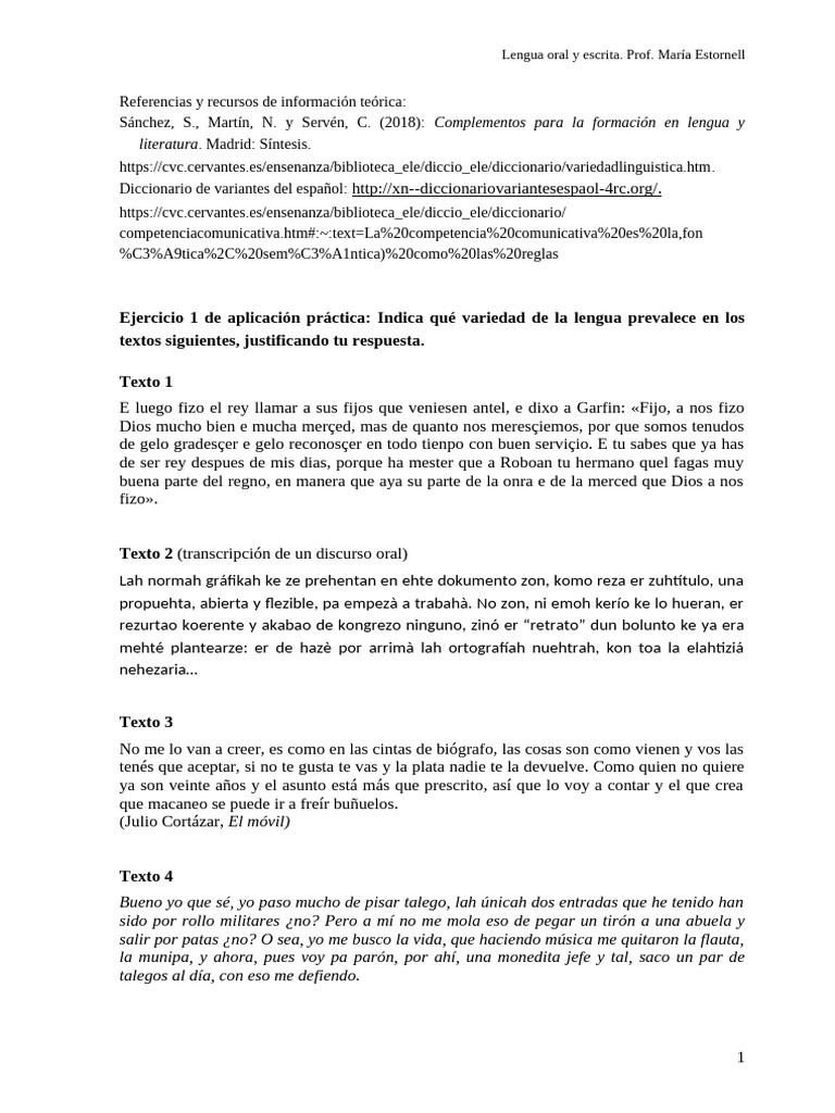 Ejercicios Tema 1 | PDF