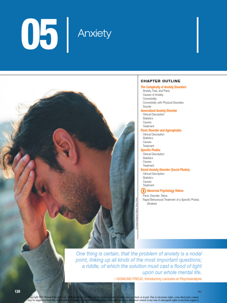 Anxiety Chapter | PDF | Anxiety | Panic Attack