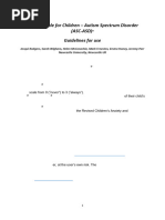 ChOCI-R-S: Child OCD Assessment Tool | PDF | Thought | Behavioural Sciences