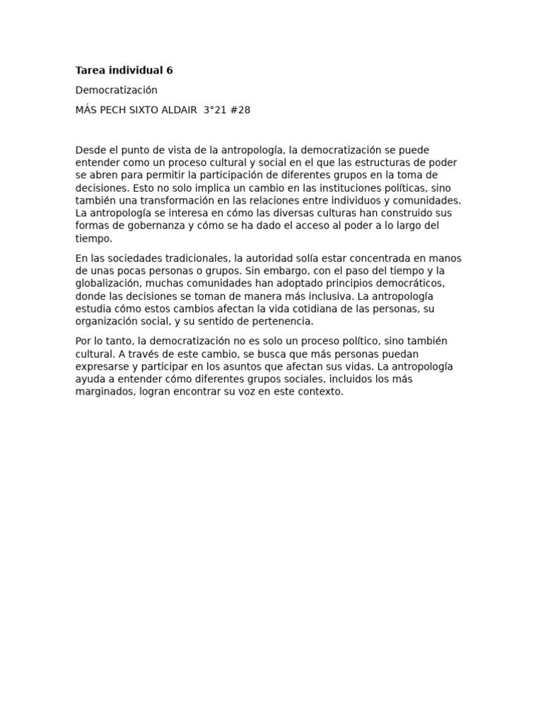 Tarea Individual 6 SAMP | PDF