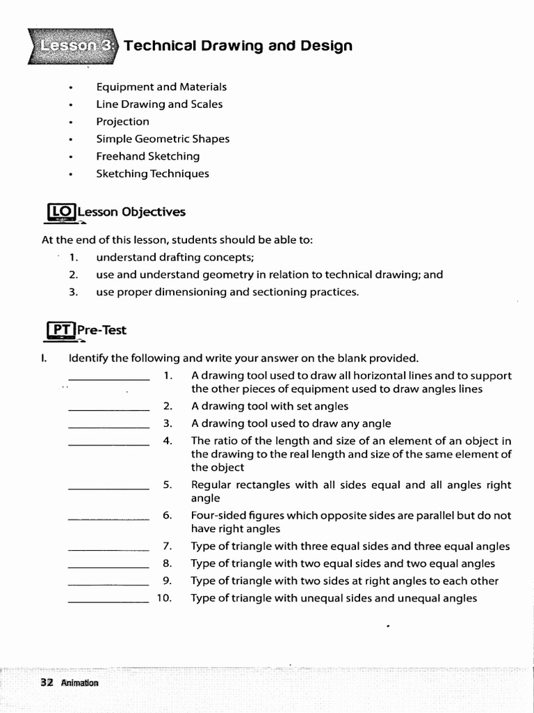 AnimationLsn03-Technical-Drawing-and-Design | PDF | Technical Drawing ...