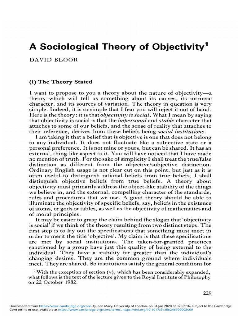 Bloor 1984 | PDF | Karl Popper | Logical Consequence