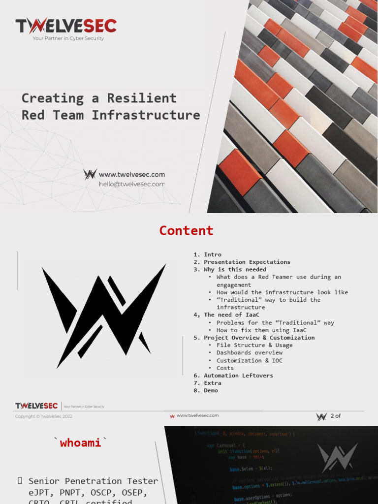 Creating A Resilient Red Team Infrasctructure | PDF | Domain Name ...