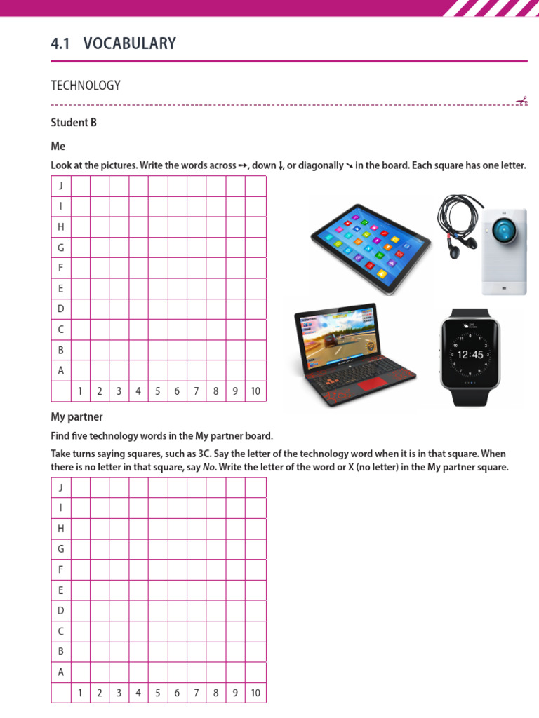 BUS 2.0 Level 1 Lesson Plan 4 Handout 2 | PDF | Language Arts ...