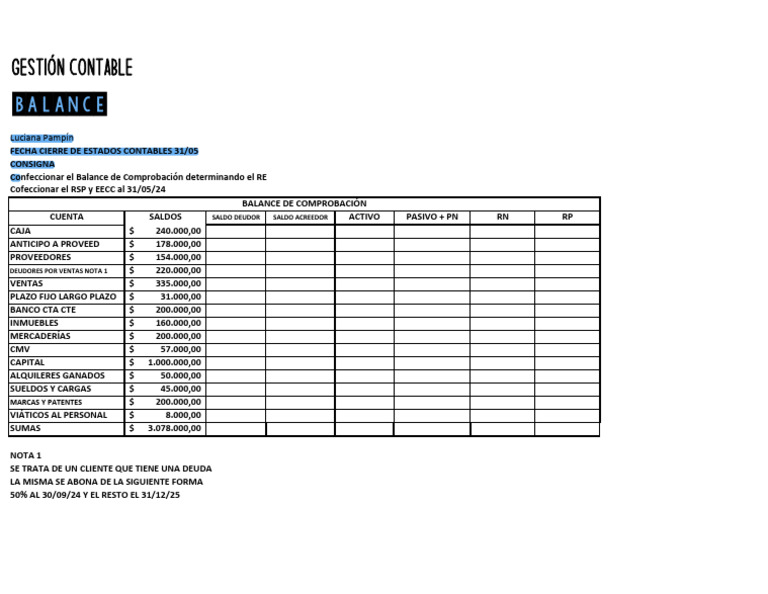 Simulacro Práctica 2P | PDF | Finanzas y dinero