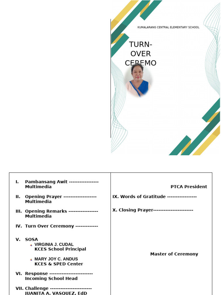 Turnover Ceremony | PDF | Travel