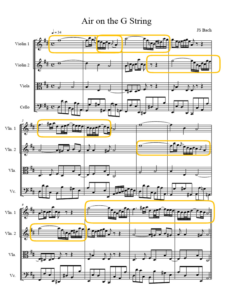 Bach Air g String | PDF