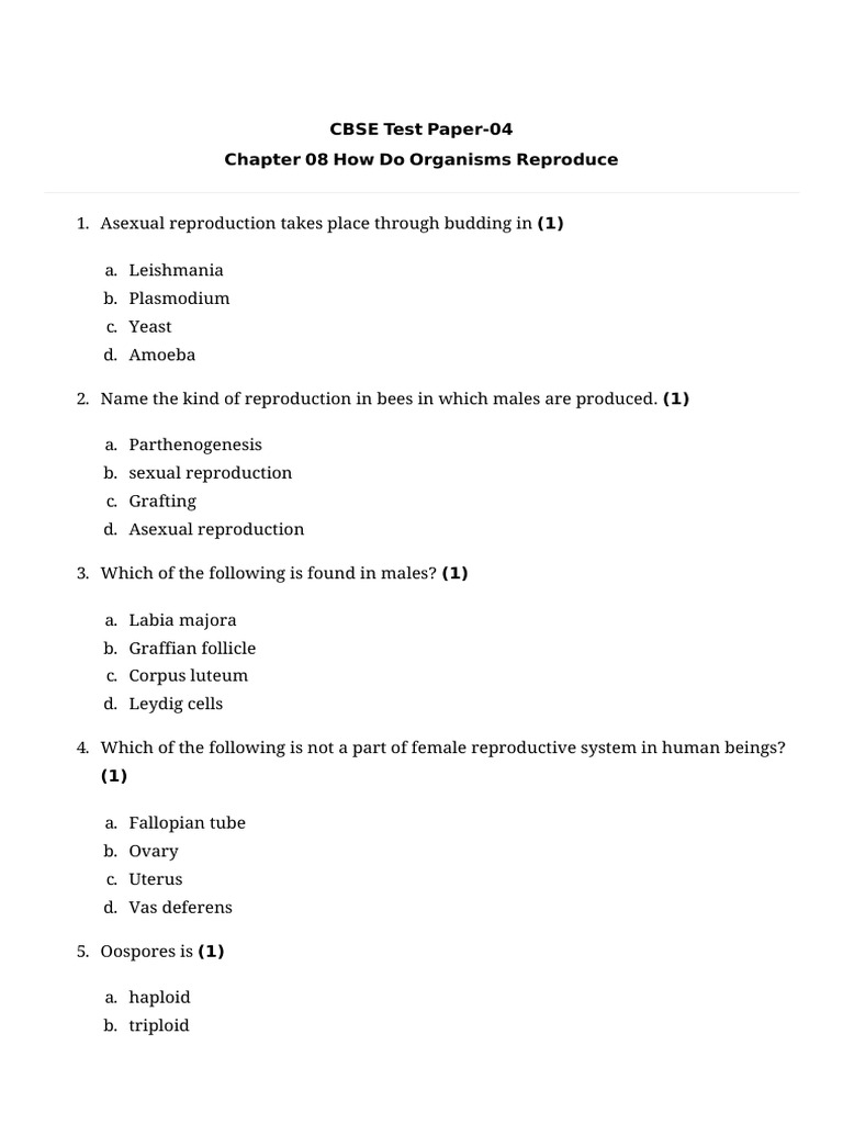 Organism Reproduction Overview | PDF | Menstrual Cycle | Reproduction