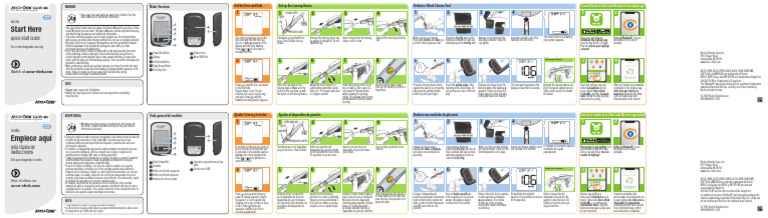Accu-Chek Guide Me Quick Start Guide | PDF