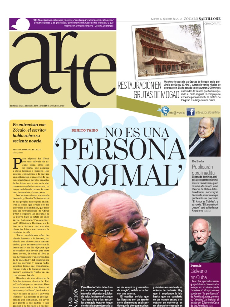 "Persona Normal: La Aventura de Leer" | PDF | Publicación | Novelas