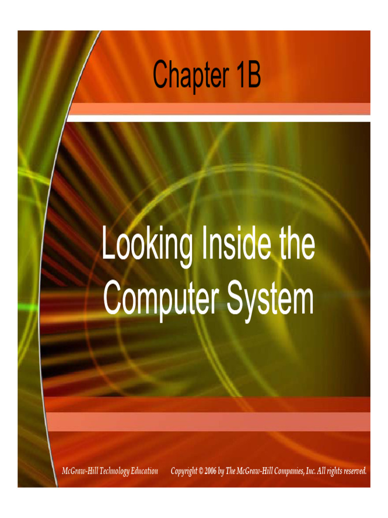 Intro CH 01B | PDF | Computer Data Storage | Read Only Memory