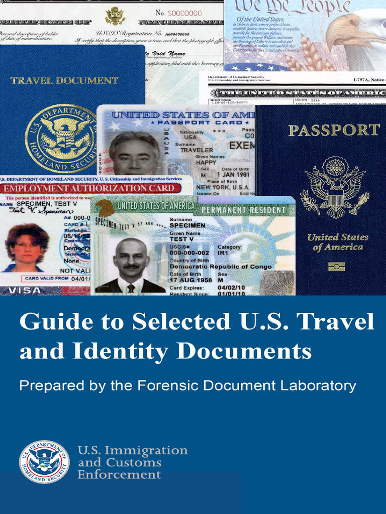 U.S. Travel and Identity Document Guide | PDF | Travel Visa | Passport