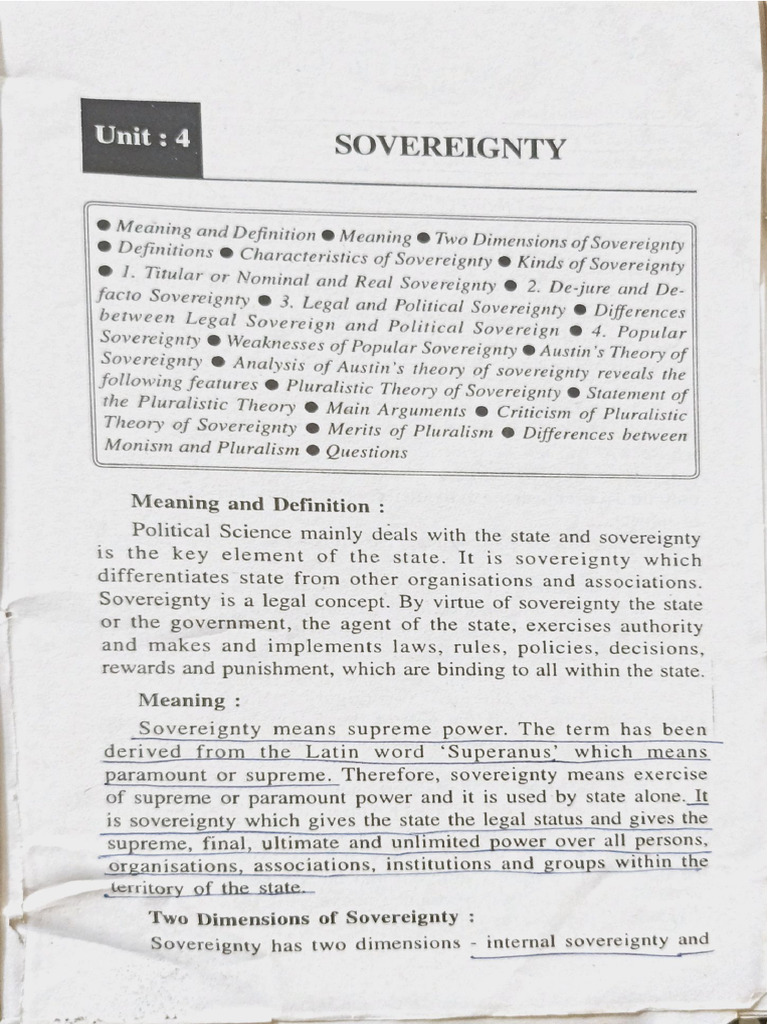 Sovereignty | PDF