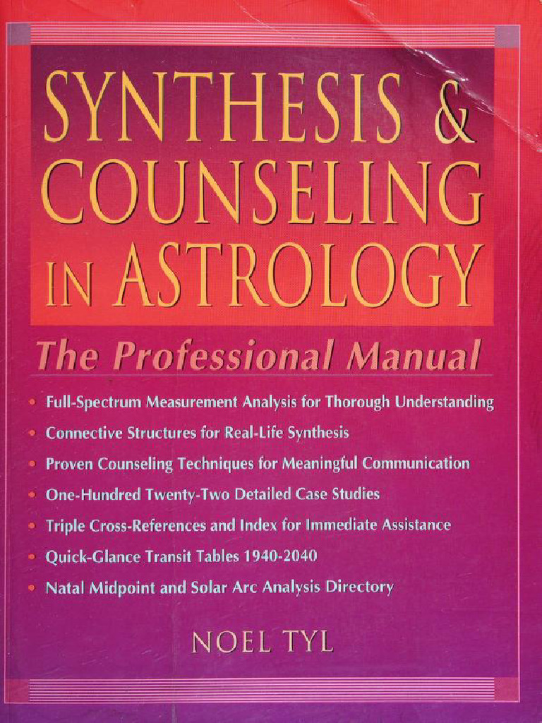 Synthesis Counseling in Astrology (Noel Tyl) (Z-Library) | PDF