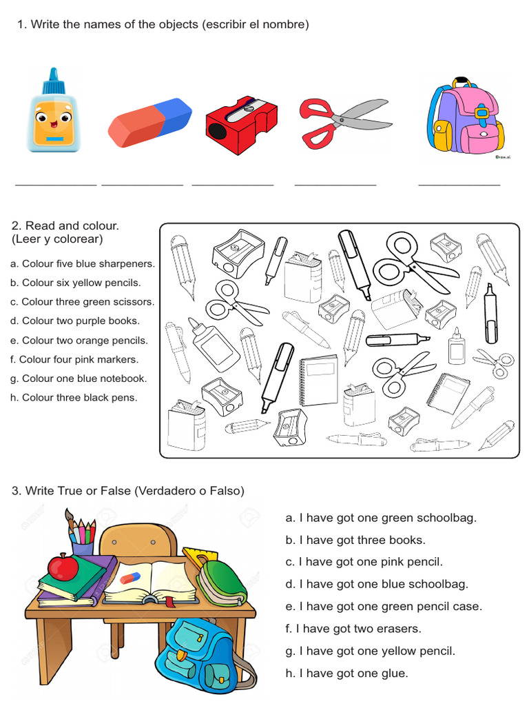 School Objects | PDF