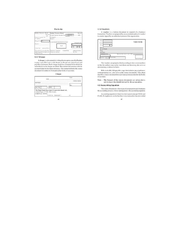 Barter Cheque - Voucher A Fazer | PDF