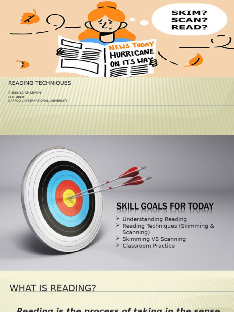 Reading Techniques | PDF | Speed Reading | Written Communication