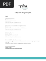 2-Body Part Workout Plan Guide | PDF