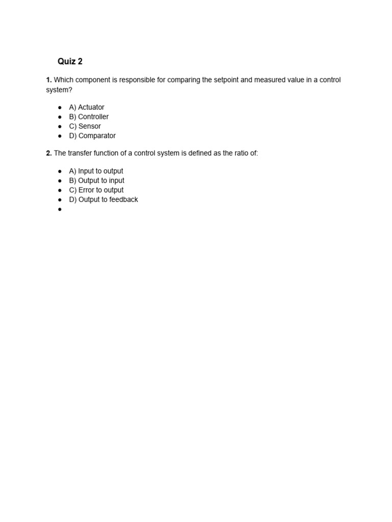 Quiz 2 | PDF