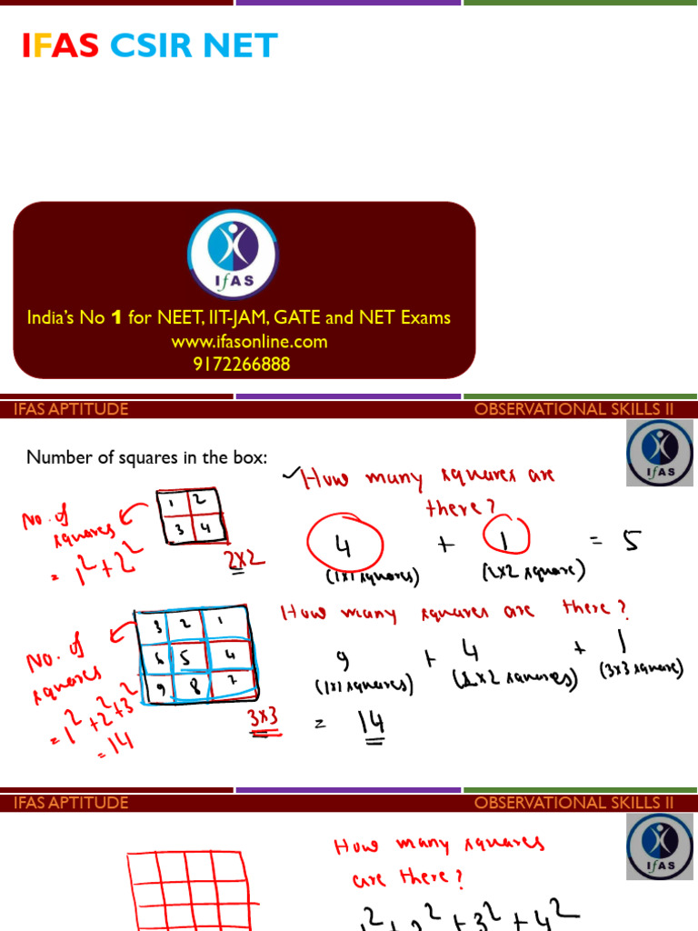 GENERAL APTITUDE L05 Observational Skills II | PDF