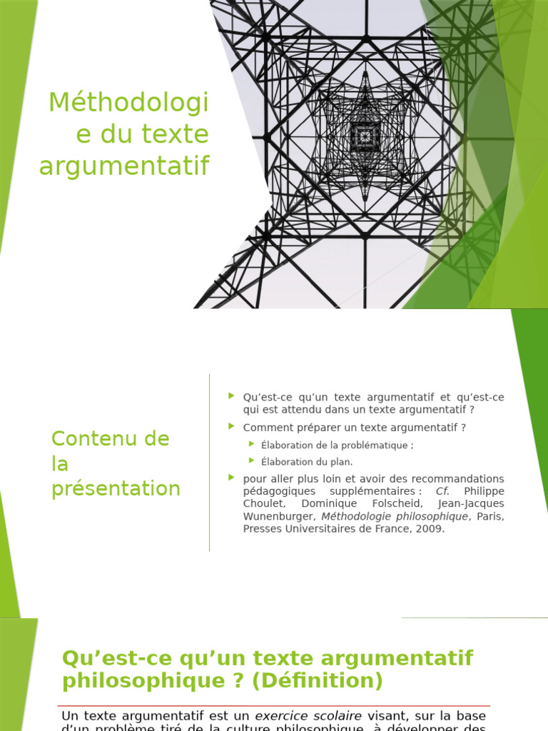 Methodologie Du Texte Argumentatif | PDF | Thèses | Preuve mathématique