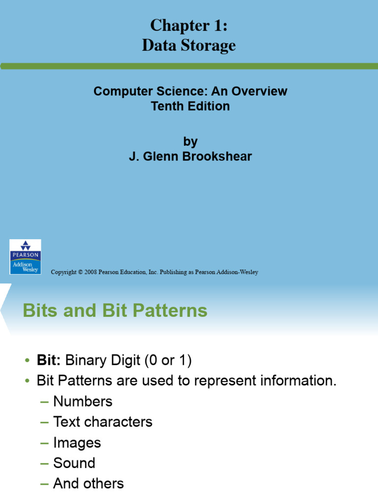 PPT Chap 01 - lecture 2.pptx (2) | PDF | Computer Data Storage | Byte