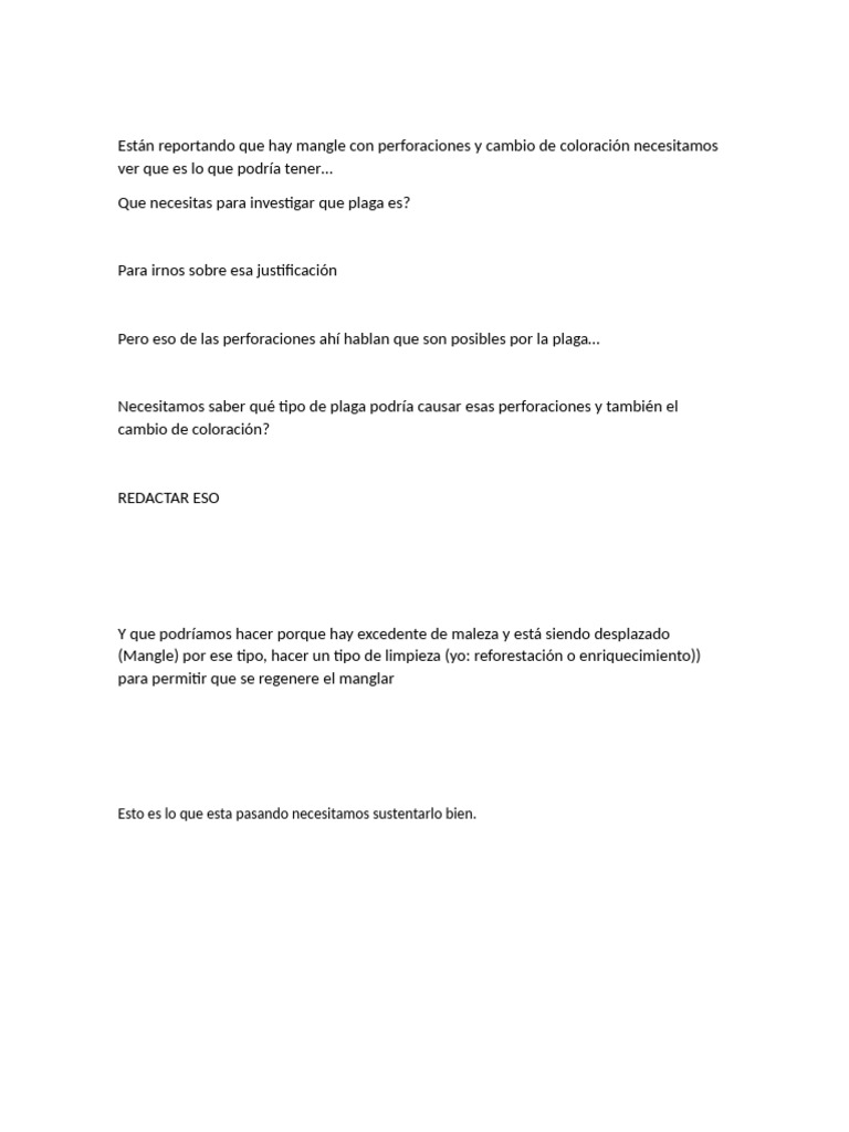 Mangle Amarillamiento y Perfo | PDF | Salud y bienestar