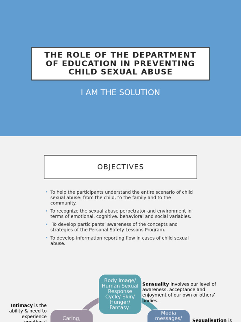 Child Sexual Abuse and Exploitation Prevention | PDF | Human Sexual ...