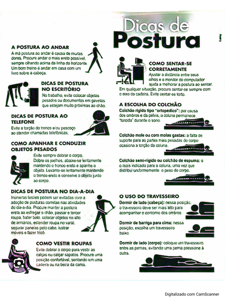 Dicas de Postura | PDF
