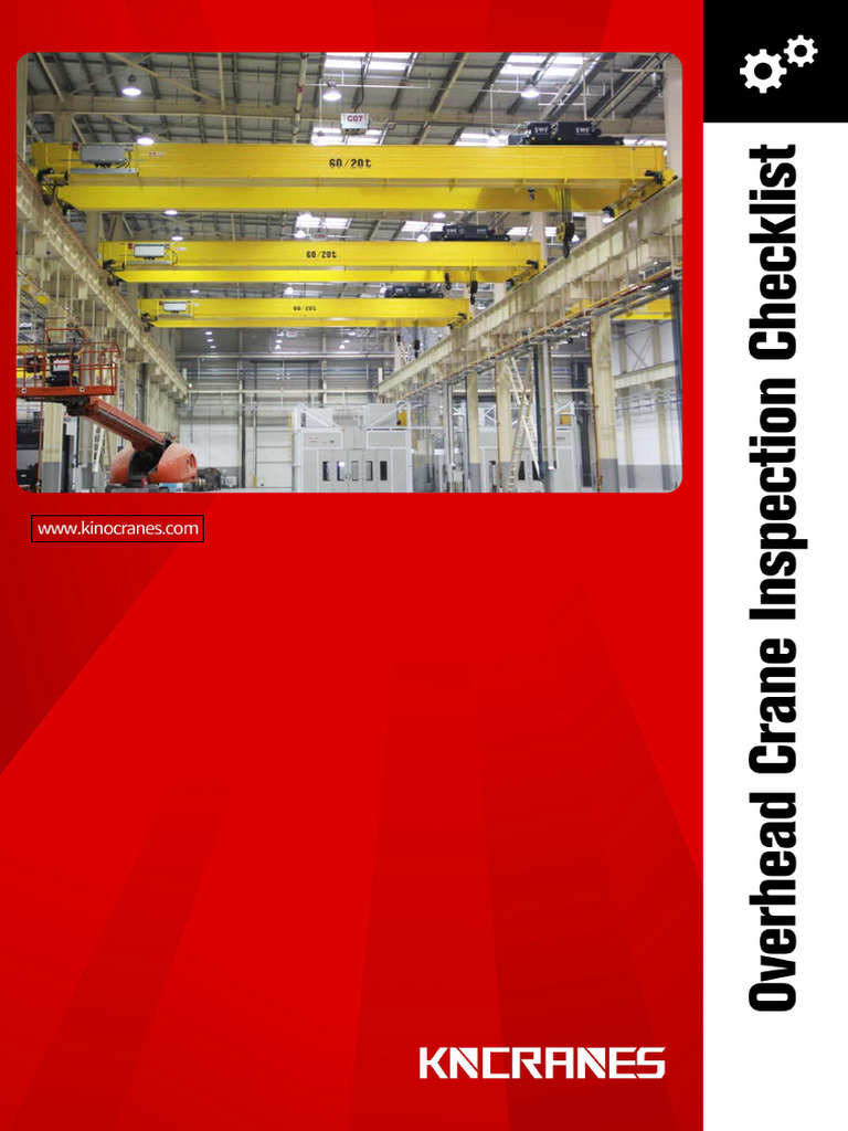 Overhead Crane Inspection Checklist | PDF | Structural Engineering ...