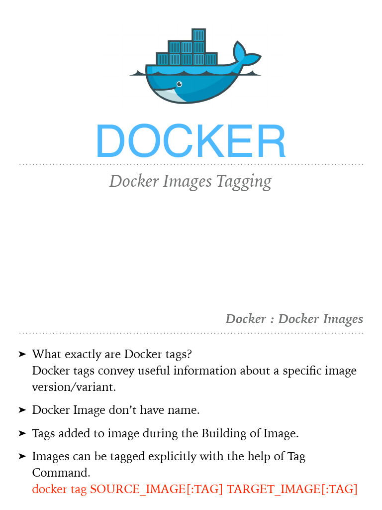 Docker Image Tagging Basics | PDF