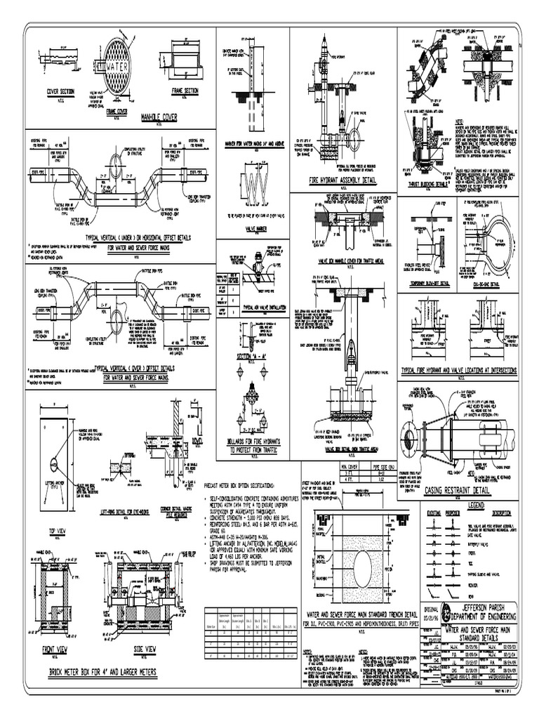 Water Standard Details (PDF) | PDF