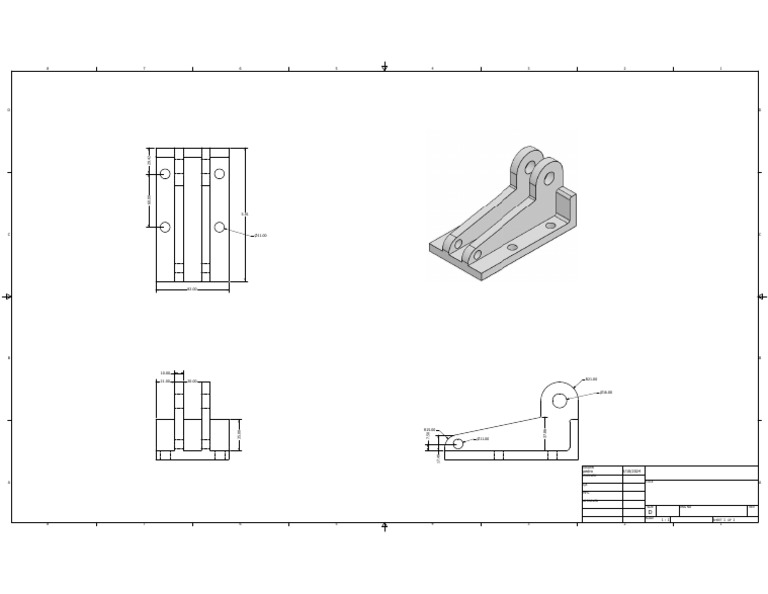 Drawn Checked QA MFG Approved DWG No Title | PDF