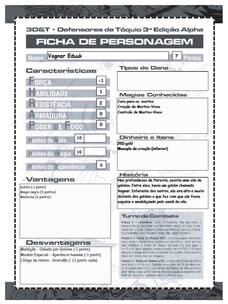 Vagnar: O Goblin Amaldiçoado | PDF