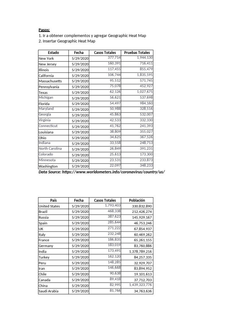 Geographic Heat Map COVID-19 Data | PDF | Map | Cartography