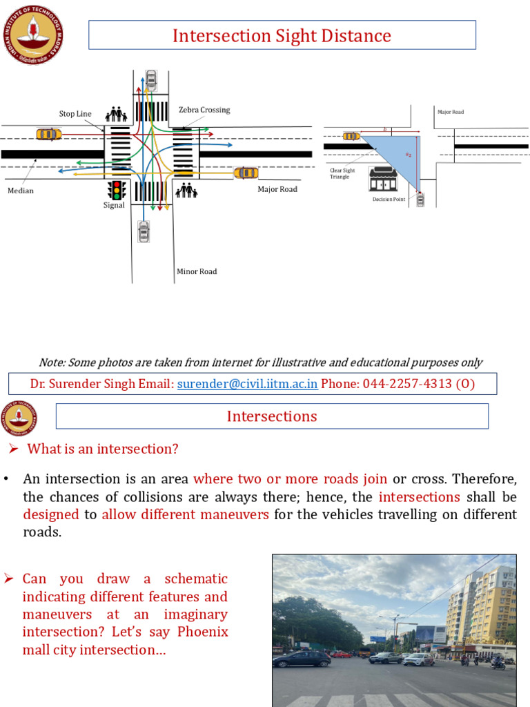 5_Intersection Sight Distance | PDF | Intersection (Road) | Traffic