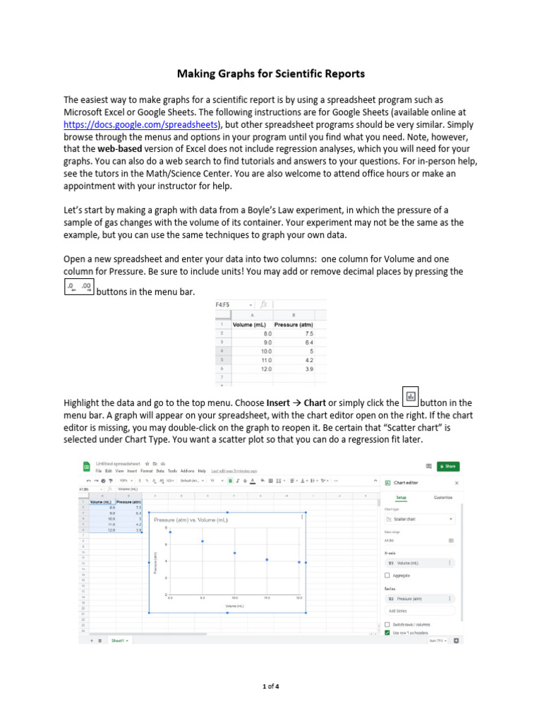 Create Graphs for Scientific Reports | PDF | Cartesian Coordinate ...