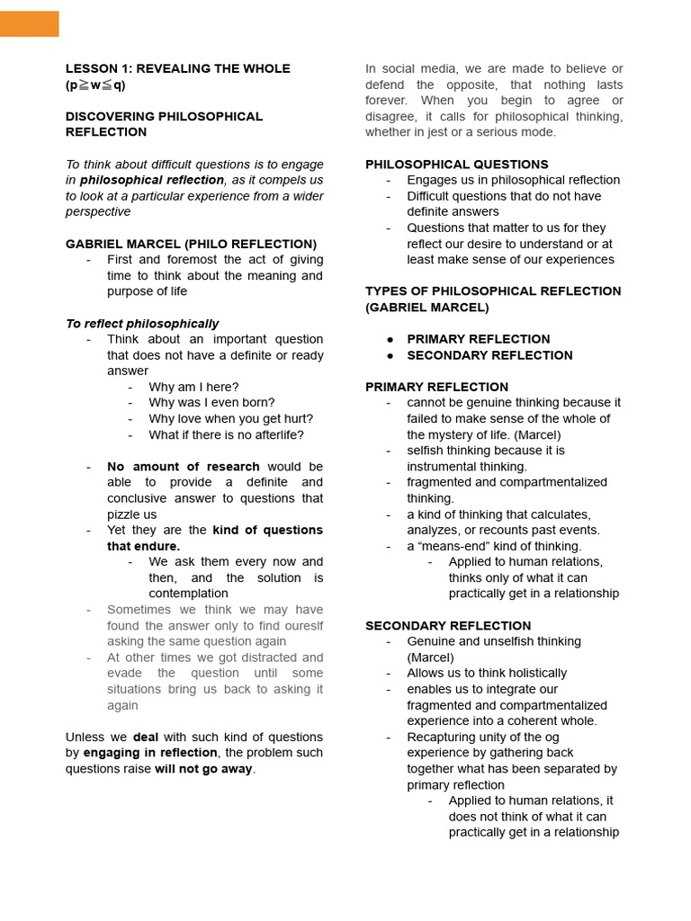 Reviewer in Philo Lesson 2 | PDF | Dialectic | Fallacy