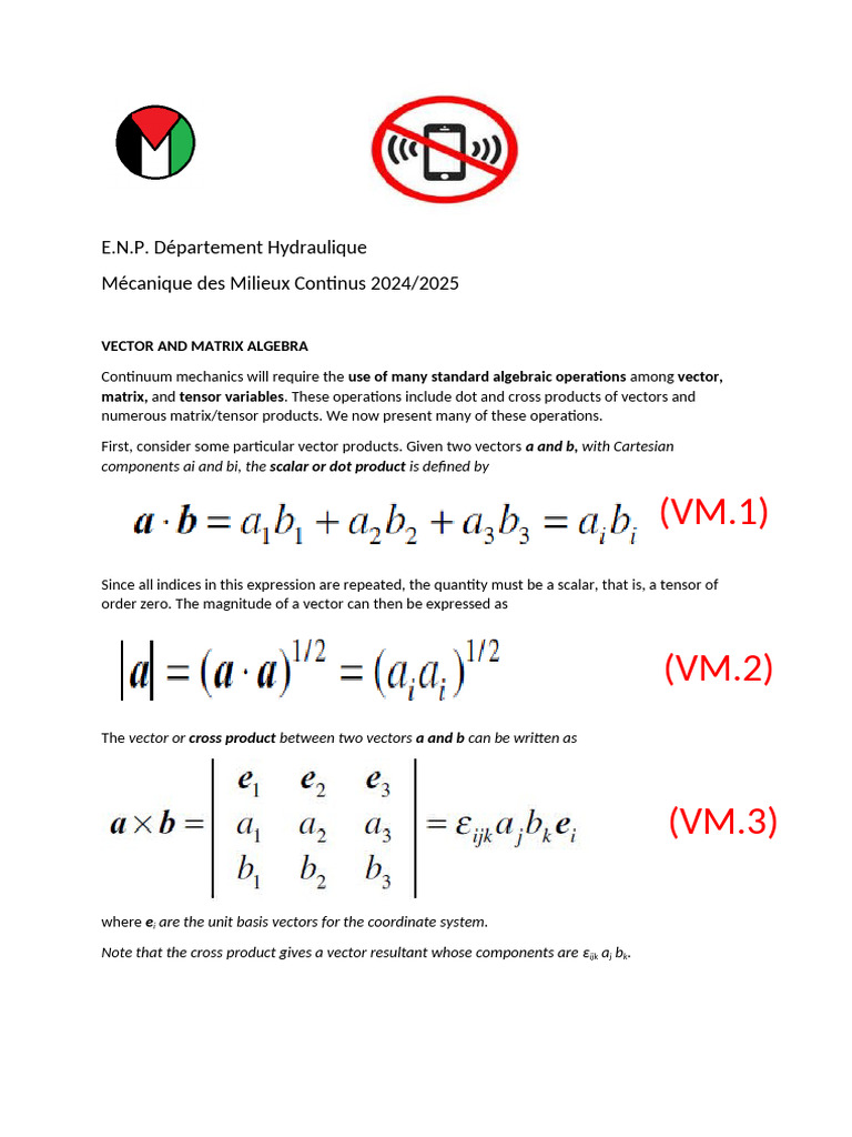 MMC_1_3_24_25 | PDF | Euclidean Vector | Tensor
