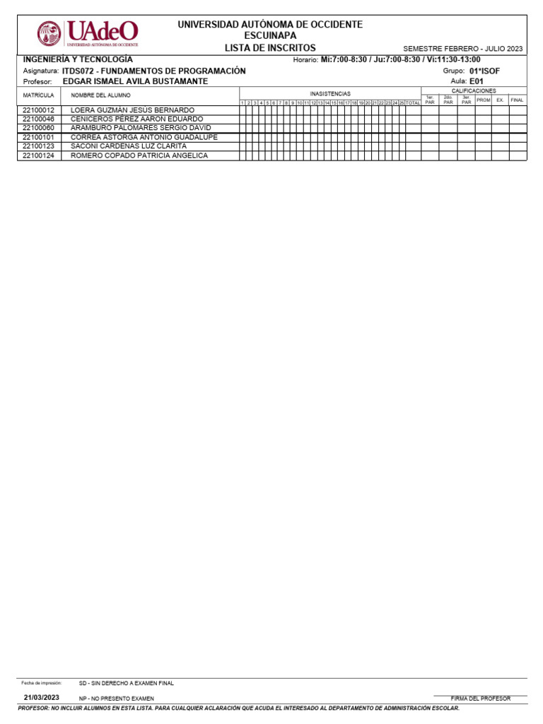 Fundamentos Programacion Lista | PDF