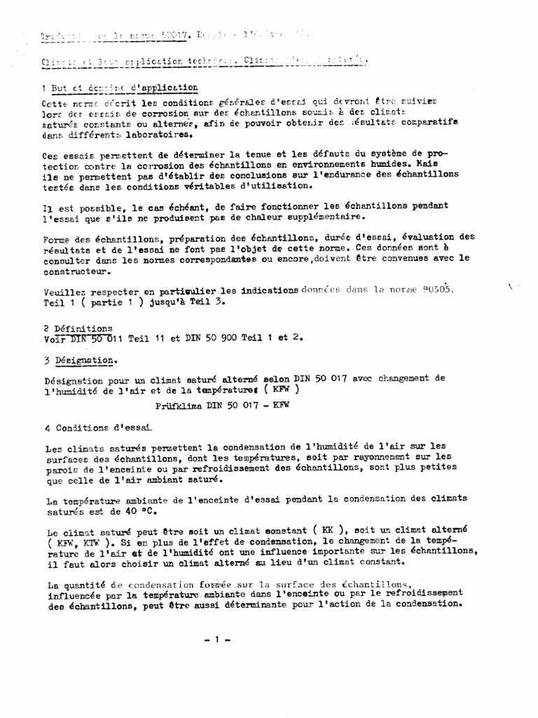 DIN 50-017 | PDF