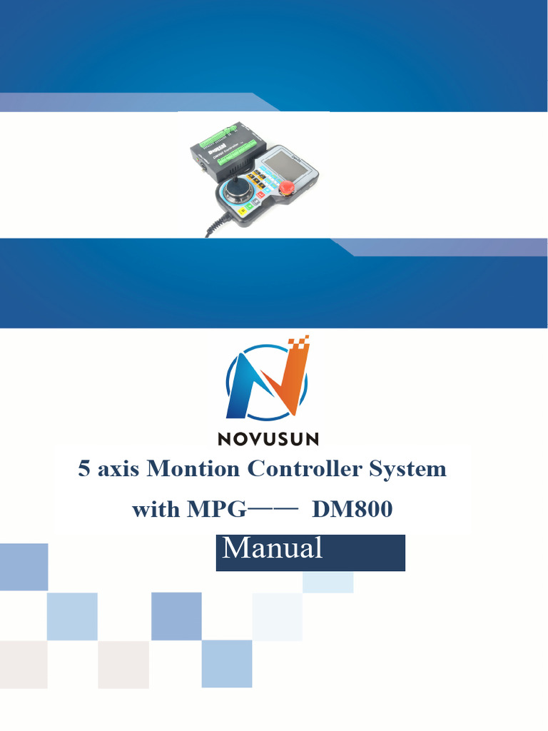 DM800 5-Axis Motion Controller Manual | PDF | Power Supply | Numerical ...