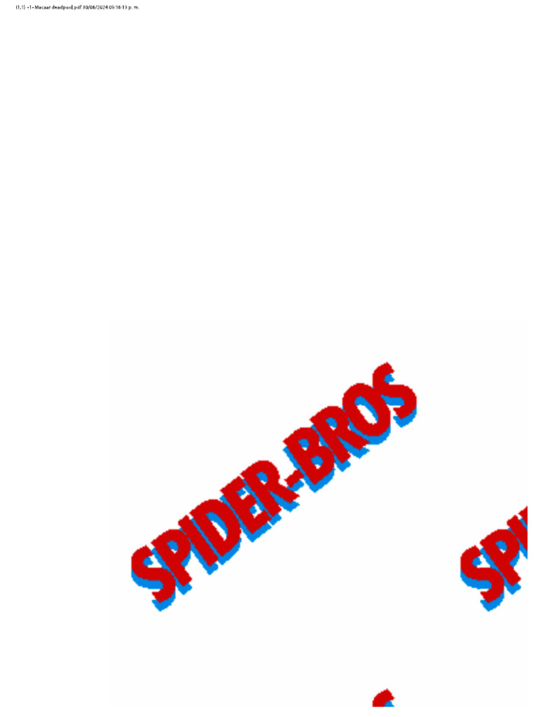 Mascarra Deadpool Tutorial | PDF