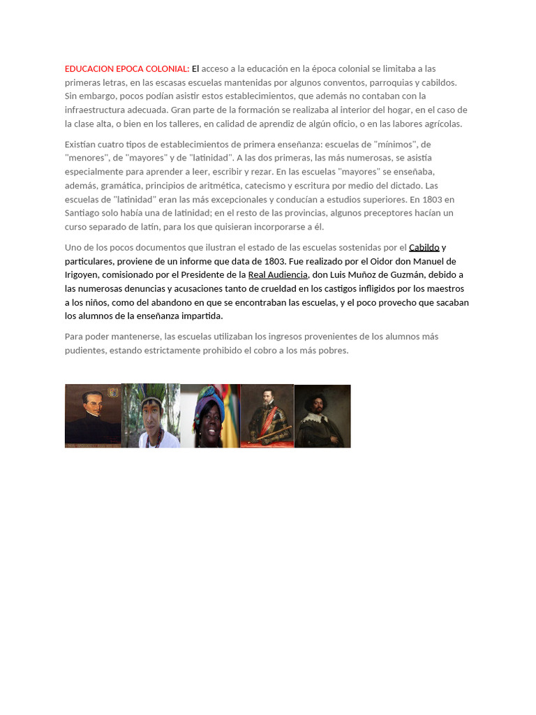 epoca colonial | PDF