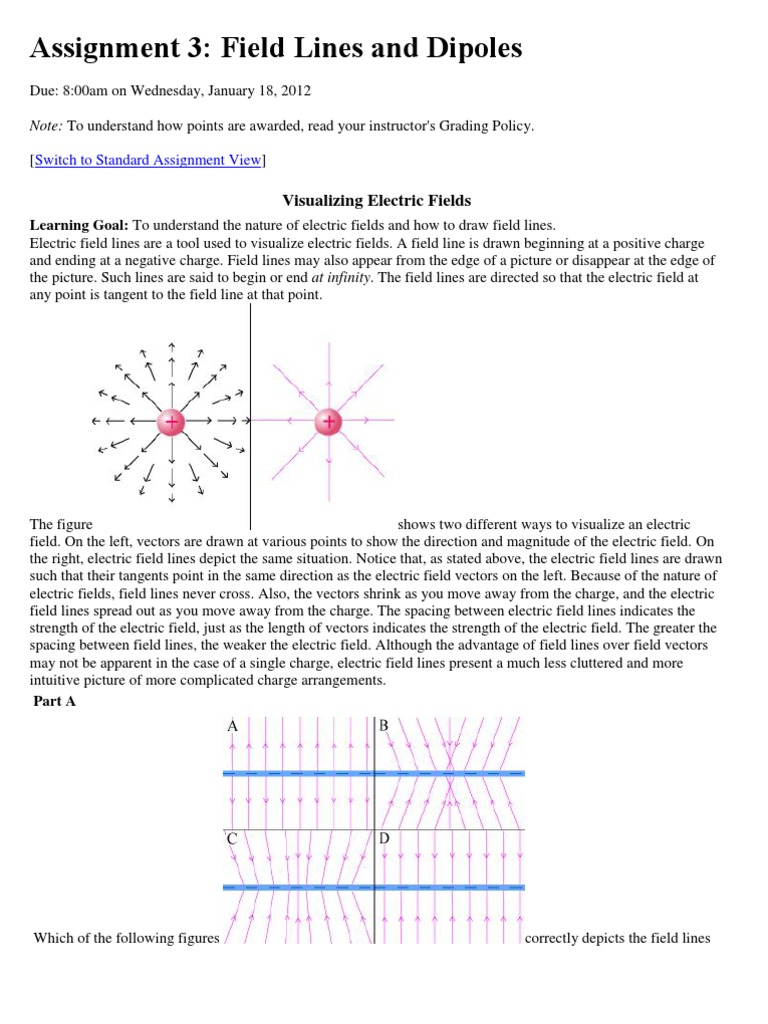 Electric Fields and Dipole Analysis | PDF | Electric Field | Torque