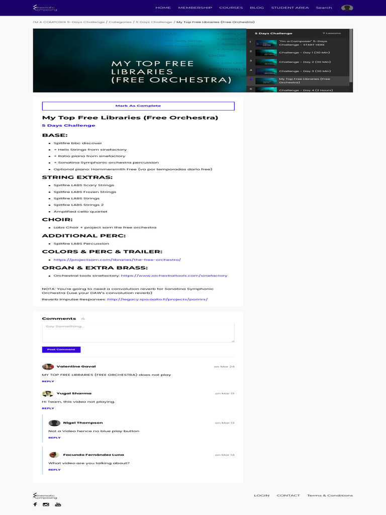 Cinematic Composing Official Site | PDF | Orchestras | String Instruments